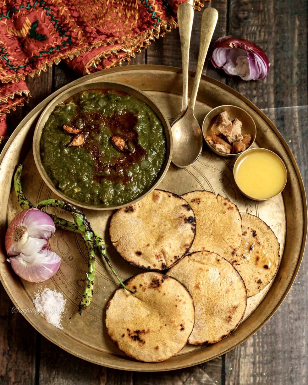 Makke Di Roti Aur Sarson Ka Saag - ArpitasFoodPod
