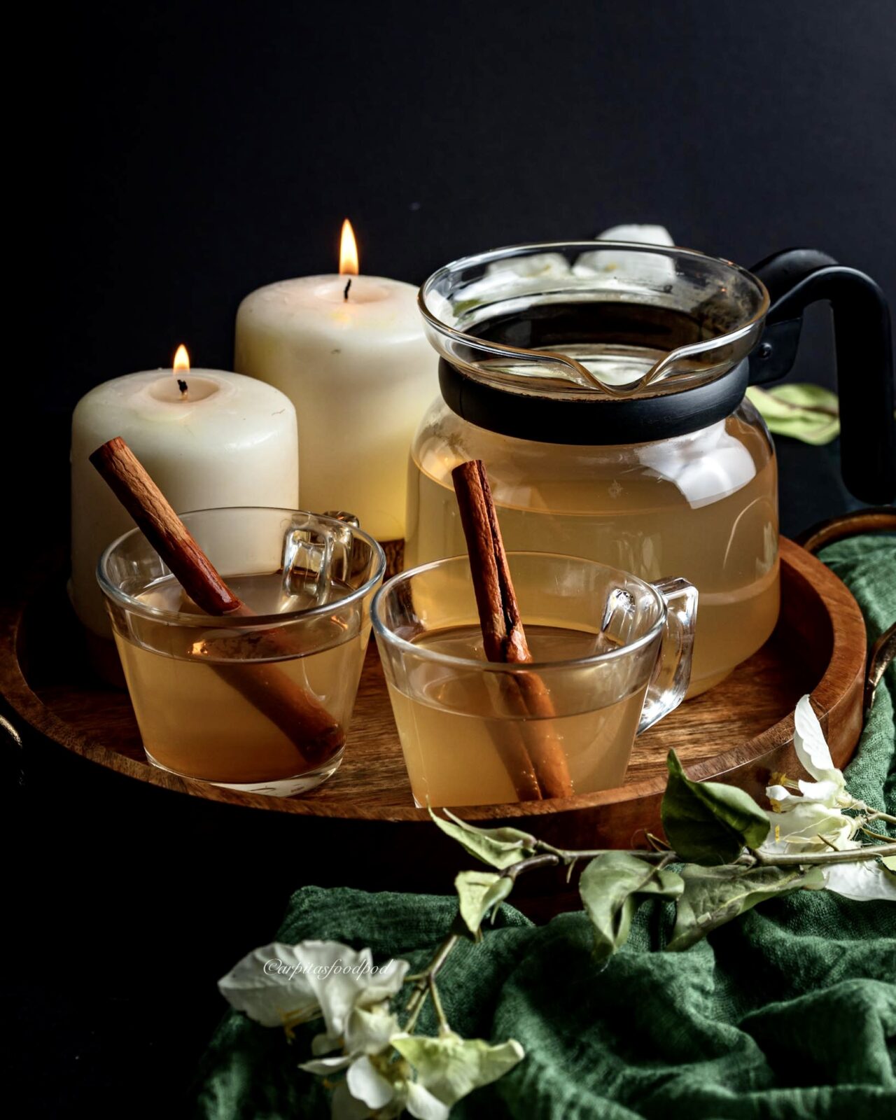 Green Apple & Cinnamon Tea - ArpitasFoodPod